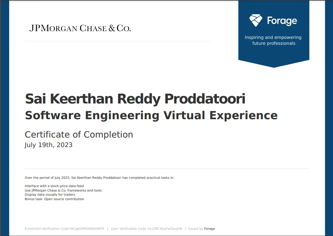 Proddatoori Sai Keerthan Reddy • Python Developer